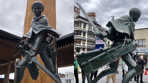 Shingeki no Kyojin: Levi también obtiene su propia estatua - SuperGeek.cl