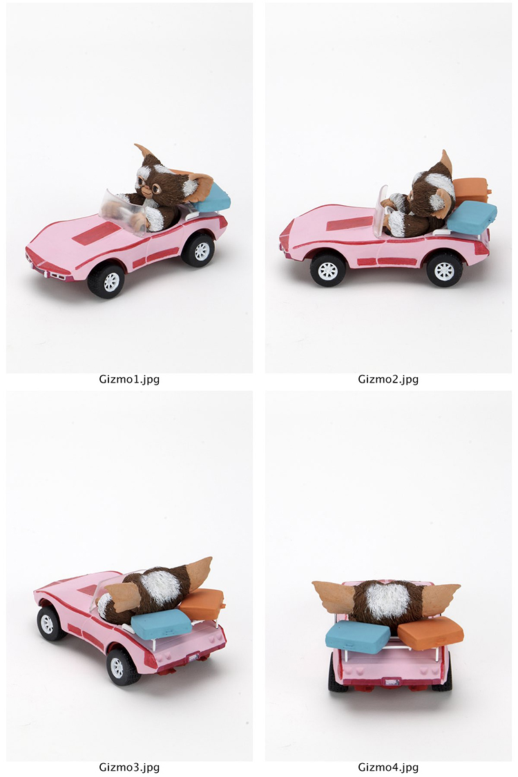 "Gizmo" en su auto rosado vuelve en esta pequeña réplica - SuperGeek.cl