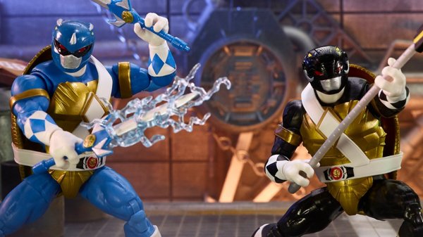 Las Tortugas Ninja se convierten en Power Rangers en estas figuras ...