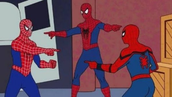 "No Way Home" inmortaliza un famoso meme con sus tres "Spider-Man ...