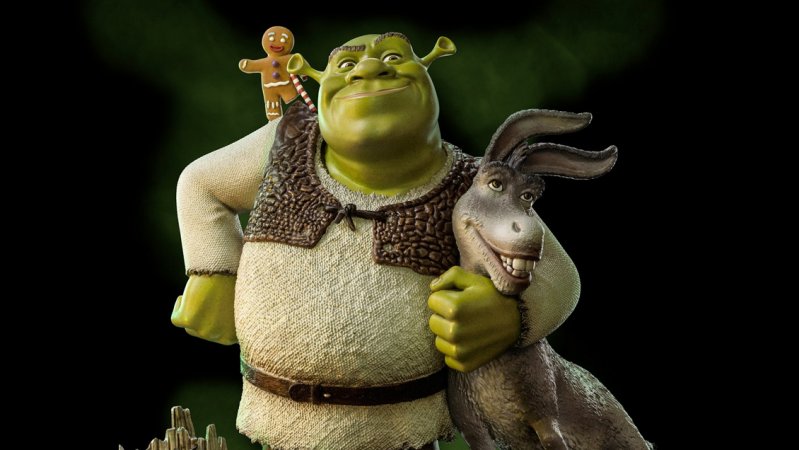 [Fotos] "Shrek" y "Burro" finalmente reciben su estatua de lujo ...