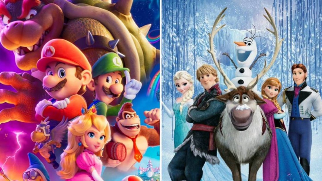 "Super Mario Bros. La Película" venció a "Frozen" - SuperGeek.cl