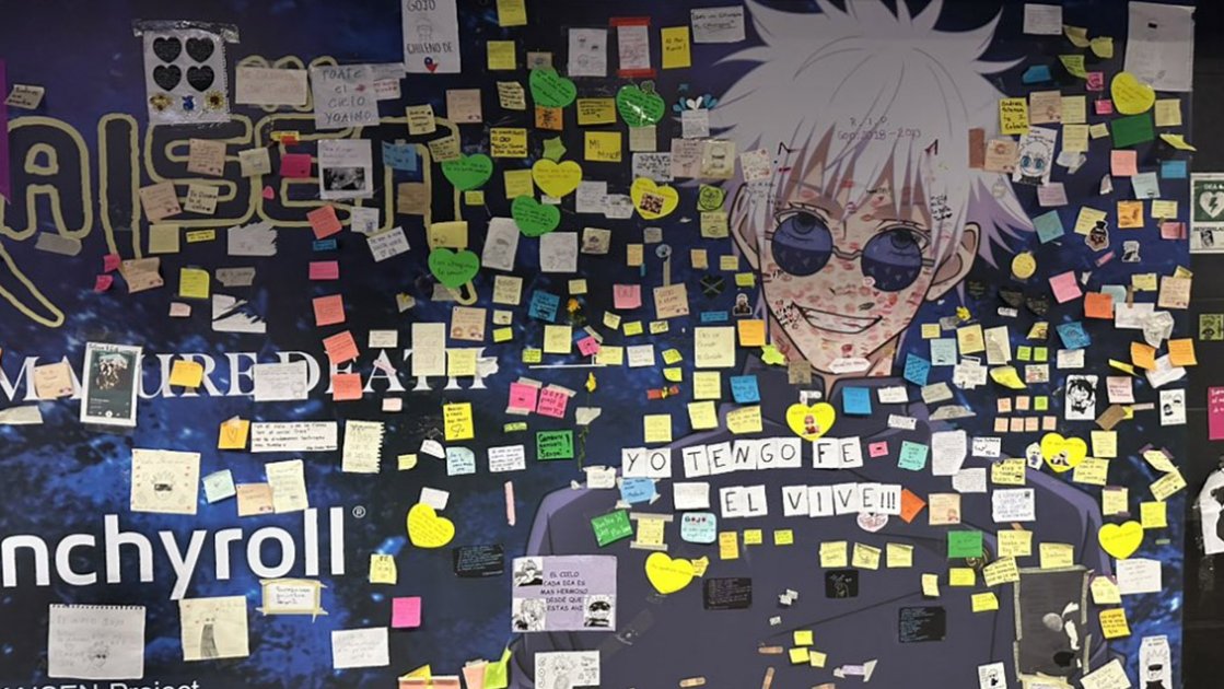 No se va: Así está la animita de "Gojo" en el Metro de Santiago ...