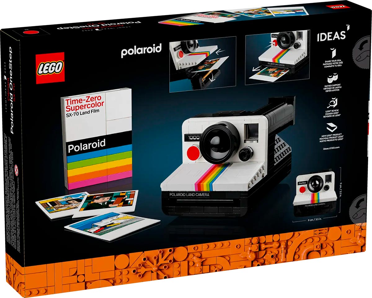 Un clásico reinventado: LEGO presenta set de la Polaroid OneStep SX-70 ...